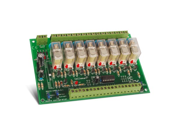 Whadda 8-Channel Relay Card Kit